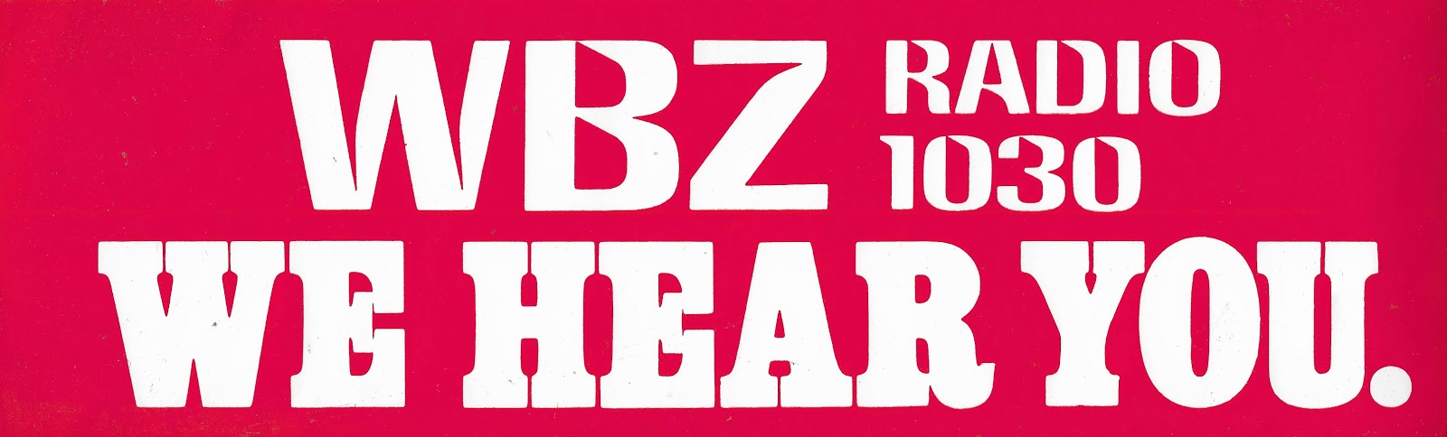 Radio Sticker of the Day: WBZ