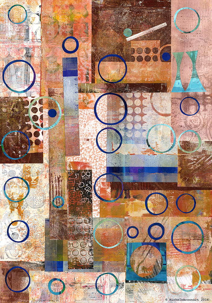 Michèle Brown Artist - The Old Cells Studio: Banner Collage