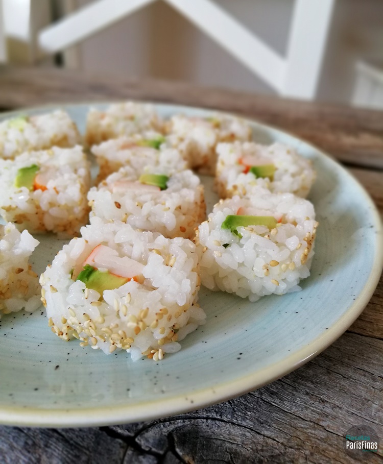 Makis de Surimi, Aguacate y Sésamo - Recetas ParisFinas