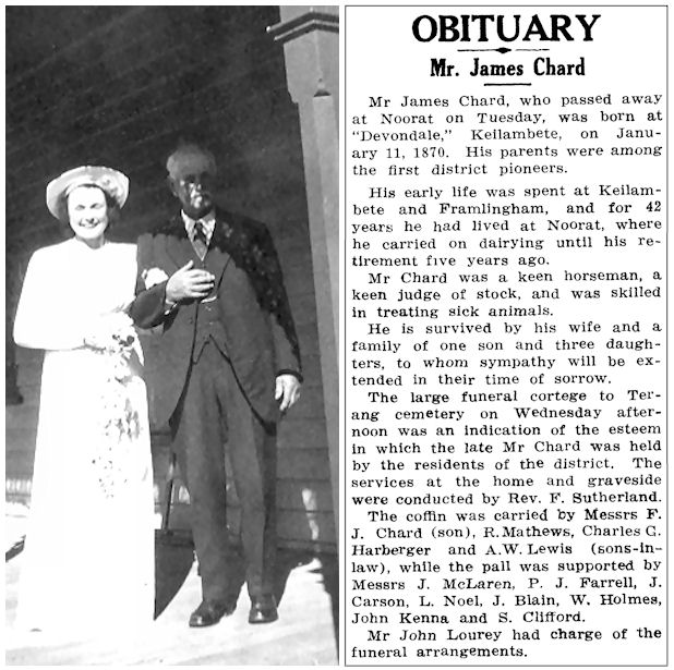 James Chard: Devondale Progeny