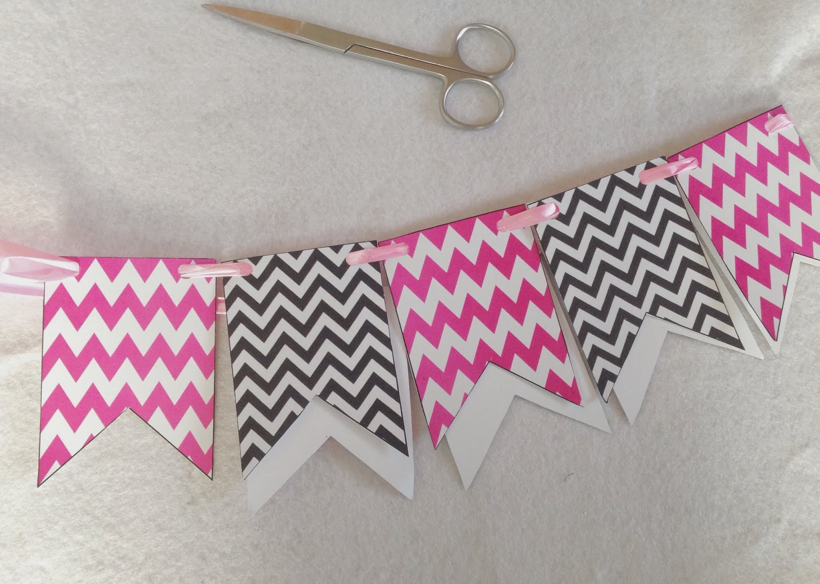 DIY Mini Pattern Bunting Flag (Cara Membuat Bendera Motif Kecil)