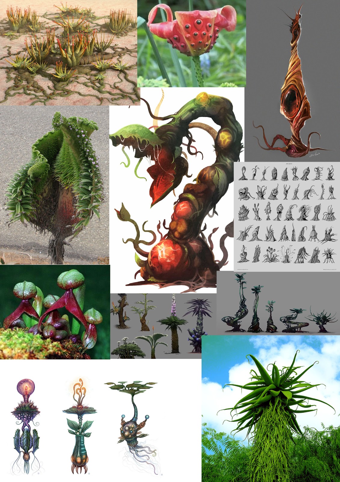 Mike's Artwork: Alien Plant