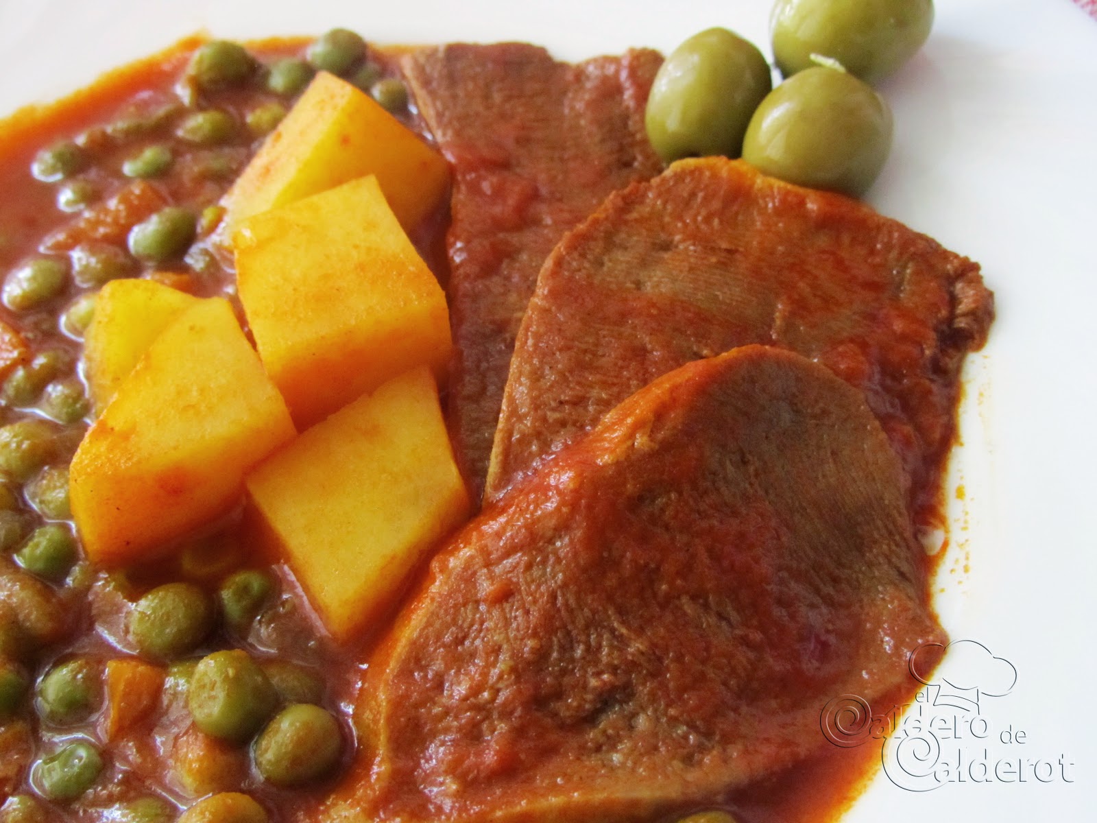 el Caldero de Calderot: Lengua Guisada