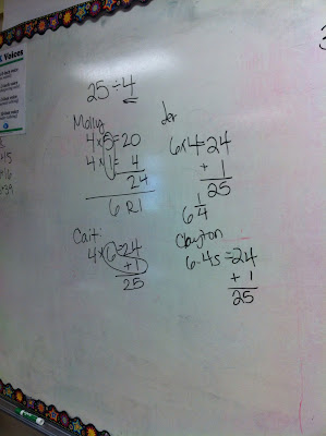 Ms. McHugh's Corner: Where Mathletes Come to Train: Number Talks: Division