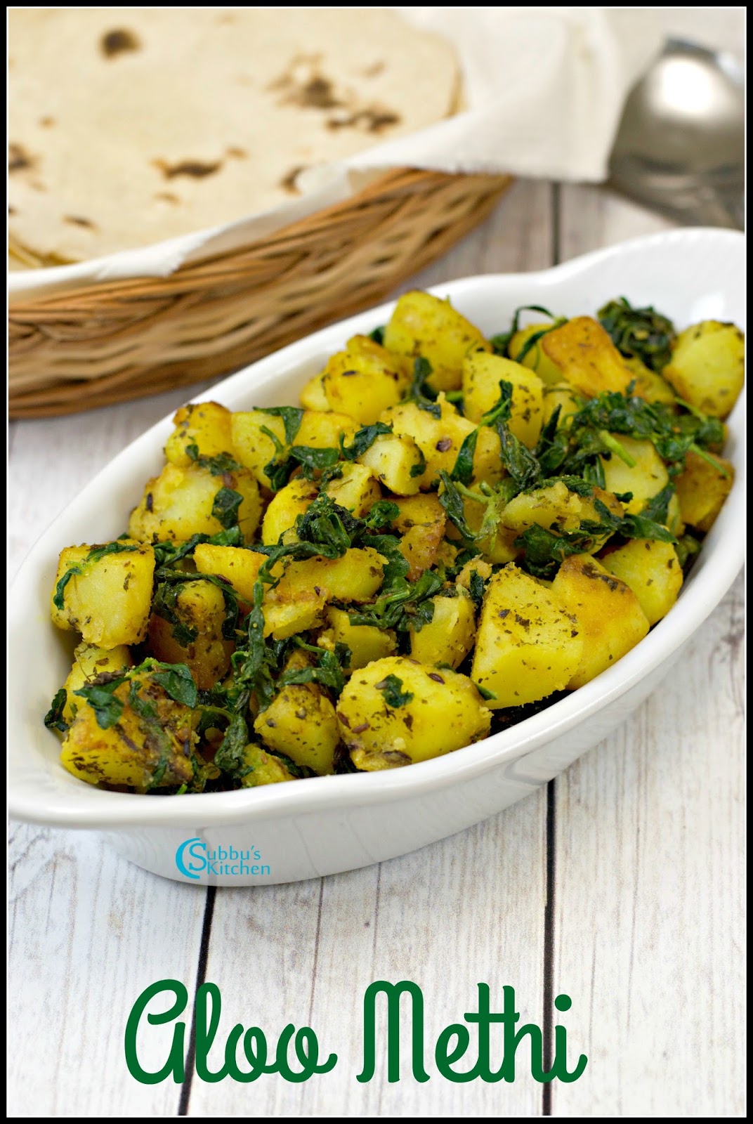 Aloo Methi - Subbus Kitchen