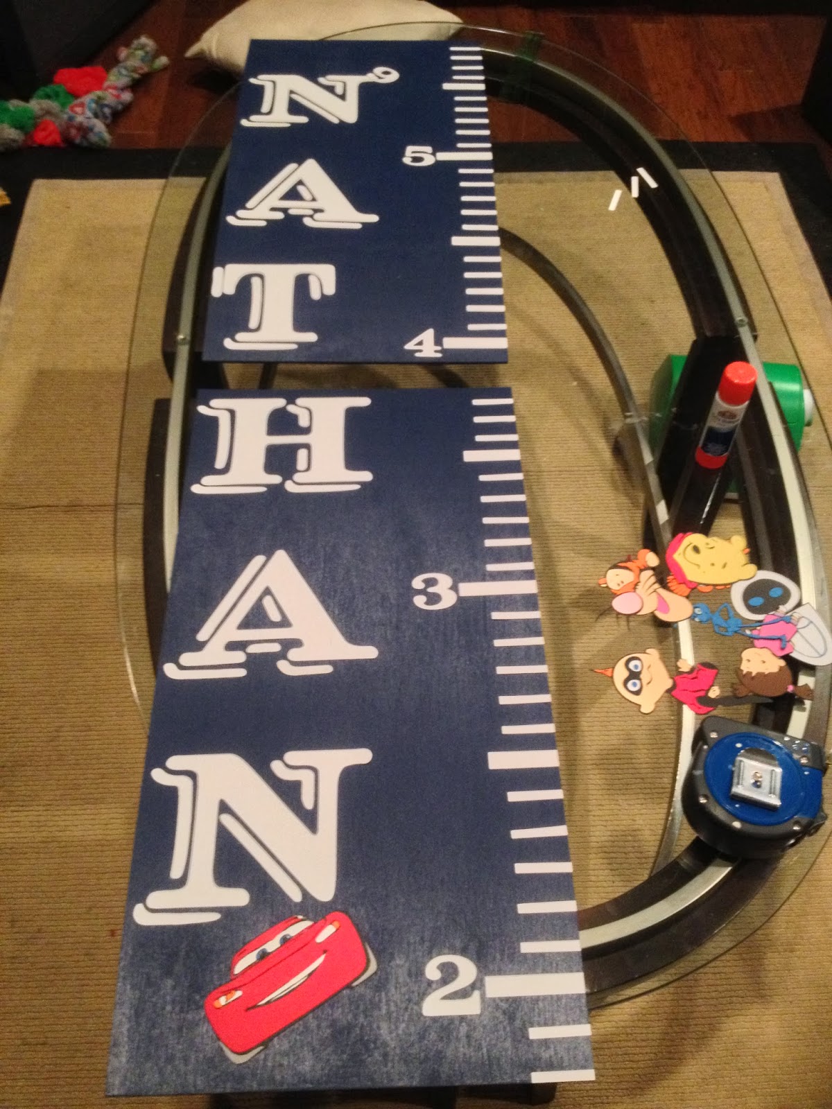 Special Delivery by Jackie: Personalized Disney Growth Chart
