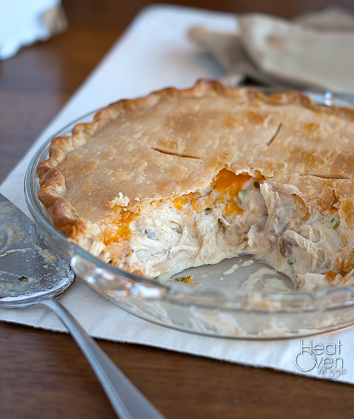 Just Chicken Pot Pie ~ Heat Oven to 350