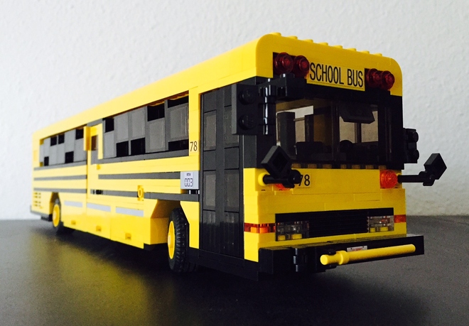 All Day Bricks: American School Bus LEGO Ideas Project Review