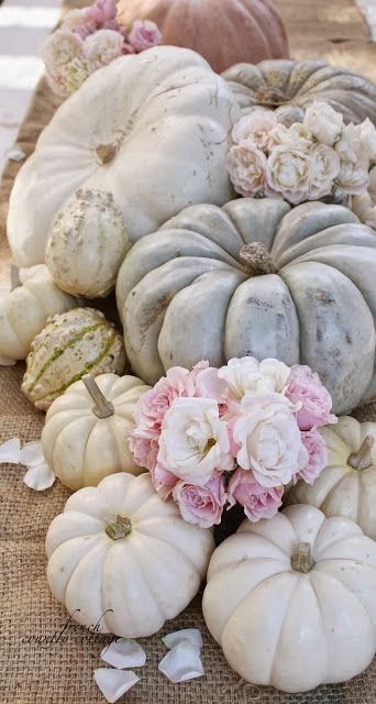 Delightfully Chic: Sophisticated In White {Fall Decor}