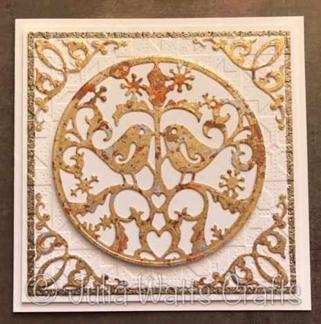 Inky Finger Zone: Gilded Turtle Doves Paper Cuts Sneak Peek