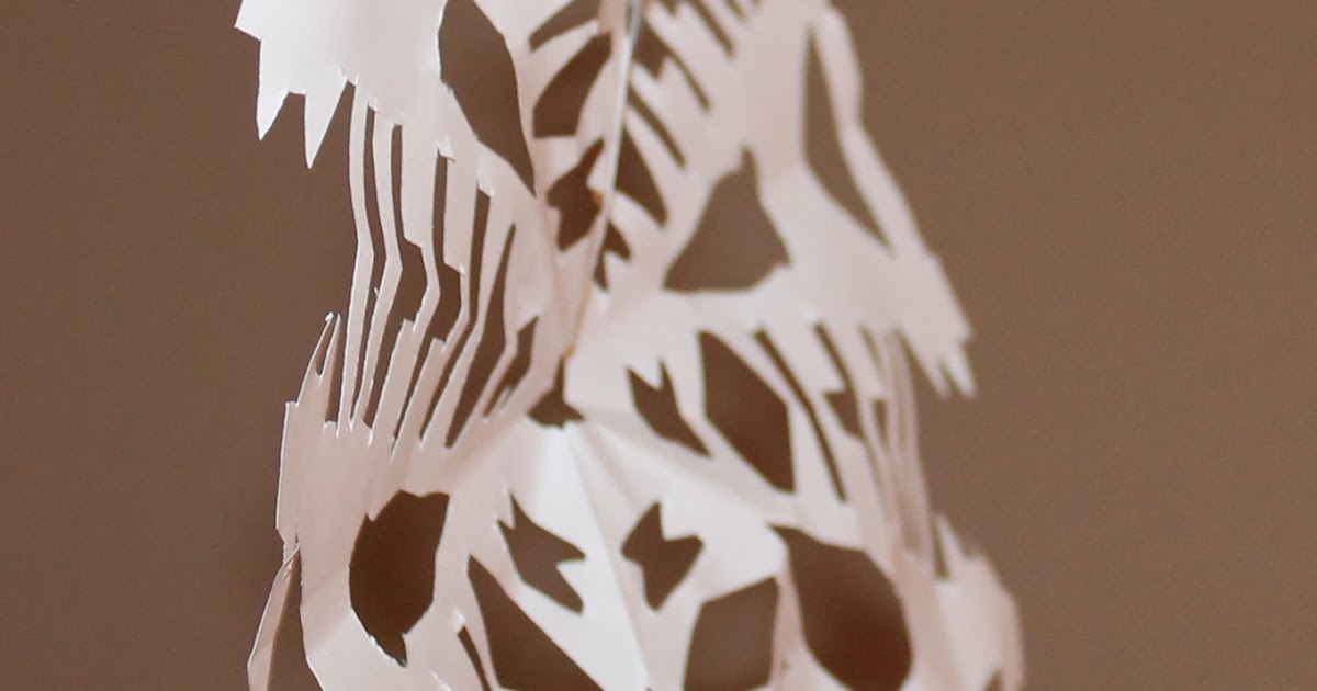 Serving Pink Lemonade: Paper Snowflakes with Hidden Names