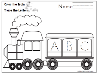 The Alphabet Train ~ Preschool Printables