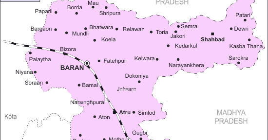 Rail-Map-india: Baran_railway_map