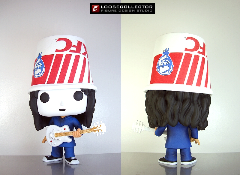 Loosecollector Custom Figures Archive: Buckethead (Funko POP style)