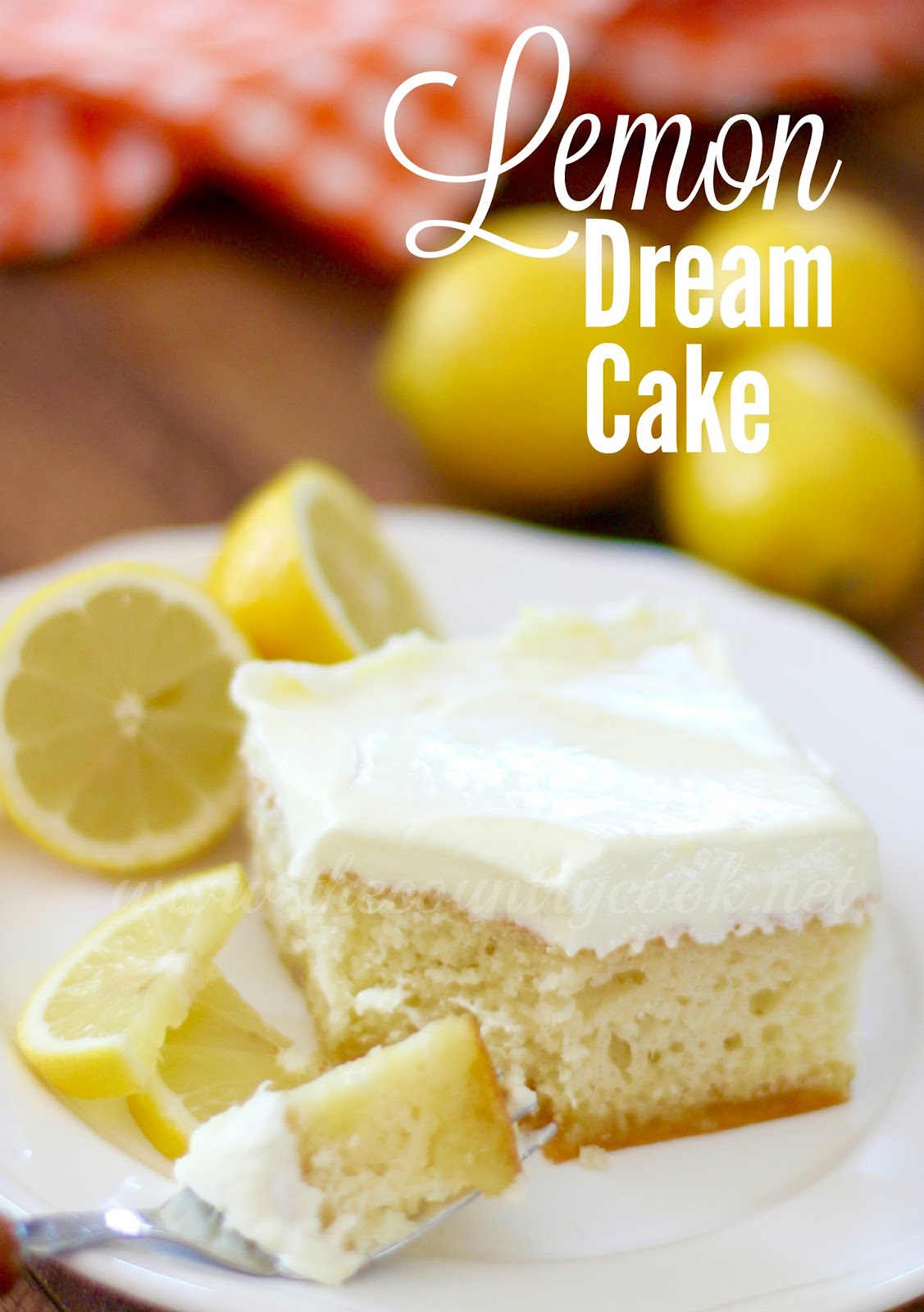 Lemon Dream Cake - The Country Cook