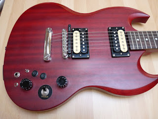 Midi Guitars: Epiphone SG - First attempt at fitting a Roland GT3 Kit