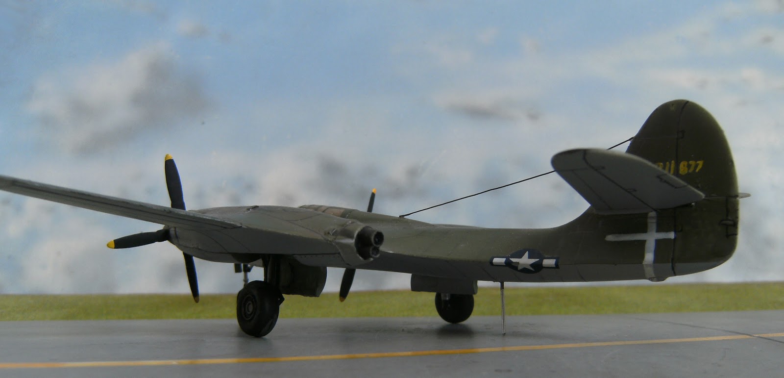 Happyscale-Modellbau: McDonnell XP-67 Bat - Anigrand resin-kit 1/72