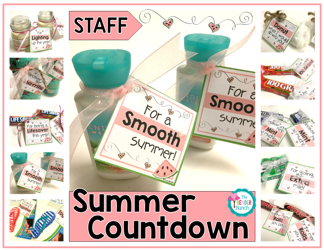 The Bender Bunch: A Fun Summer Countdown for STAFF The Bender Bunch: A Fun Summer Countdown for STAFF