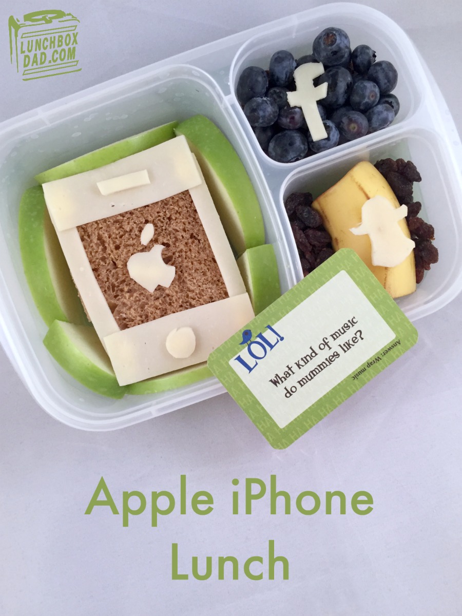 Lunchbox Dad: How to Make an Awesome iPhone School Lunch!
