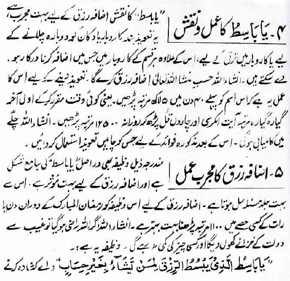 Wazifa Ya Basito Benefits Urdu Meaning Ya Basitu Fazilat Ya Basit Ka ...