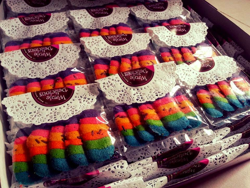 Doorgift Rainbow Cookies