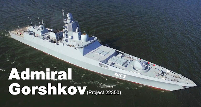Russian Navy's New Frigate - Admiral Gorshkov (Project 22350)