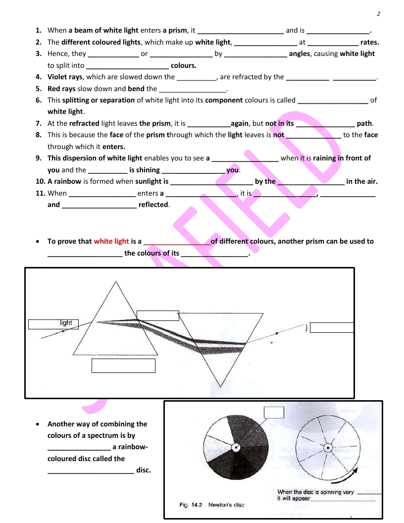 SCIENCE Secondary Two: Science Sec 2 Chapter 14E
