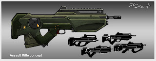 Thiyaga Concept Design: Assault Rifle Design