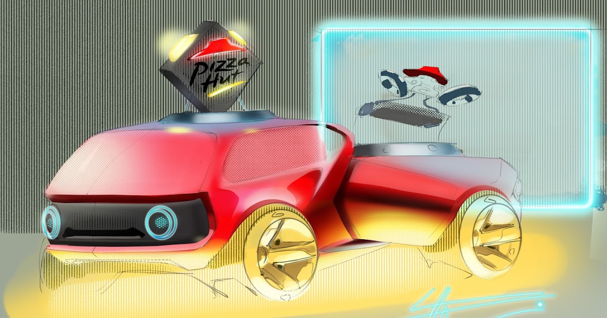 Pizza Hut Autonomous Delivery Vehicle