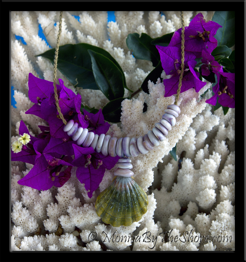 Monica's Blog: Sunrise Shell & Puka Shells FUN Jewelry ~ Aloha from Hawaii!