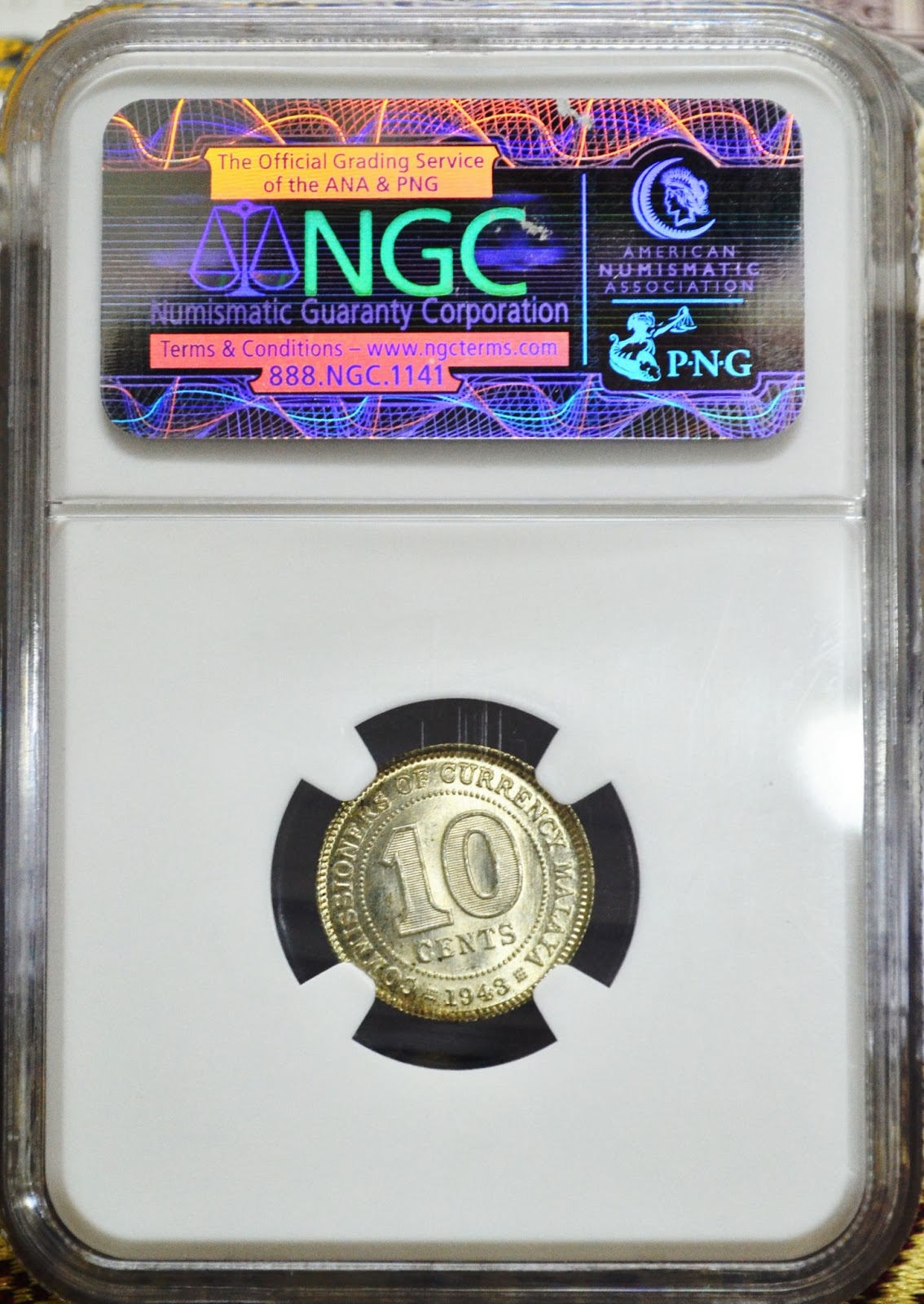 Galeri Sha Banknote: 10CENTS KING GEORGE VI 1943