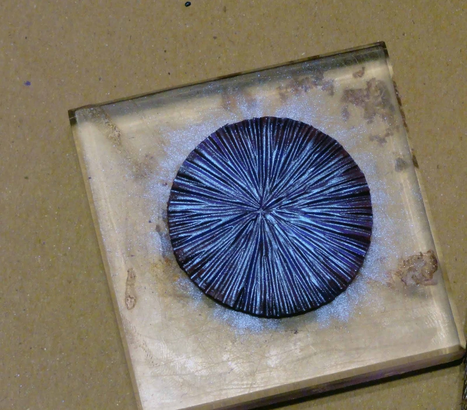 Glory Hound designs: Faux Enamel Tutorial One Polymer Clay