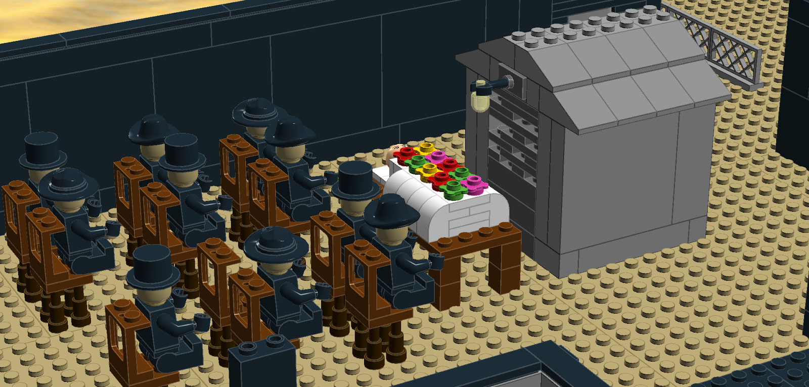 The Dark Streets of the Cardboard City: The Drowned Lego: Top Floor