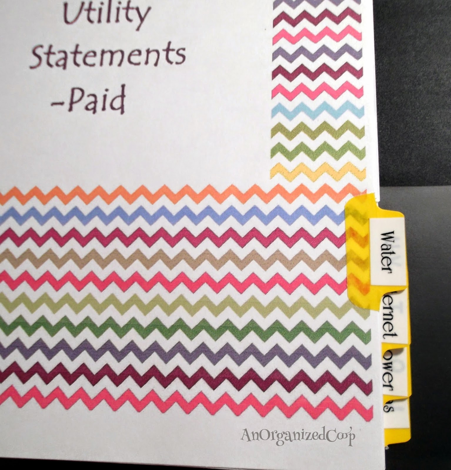 An Organized Coop: Organized Binders ~ Bill Paying and Budgets Edition