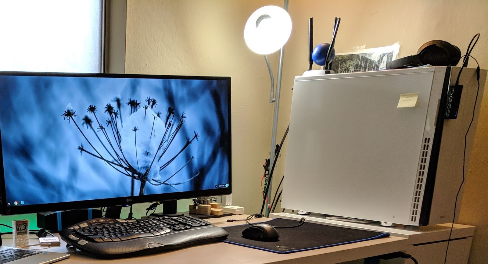 Laser etched PC case window