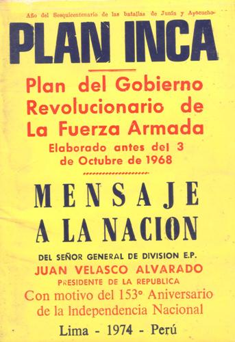 Plan Inca - Juan Velasco Alvarado
