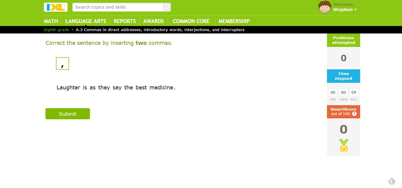 Grace Christian Homeschool: Review of IXL