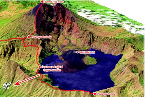 MOUNT RINJANI, Lombok: MAP & LOCATION