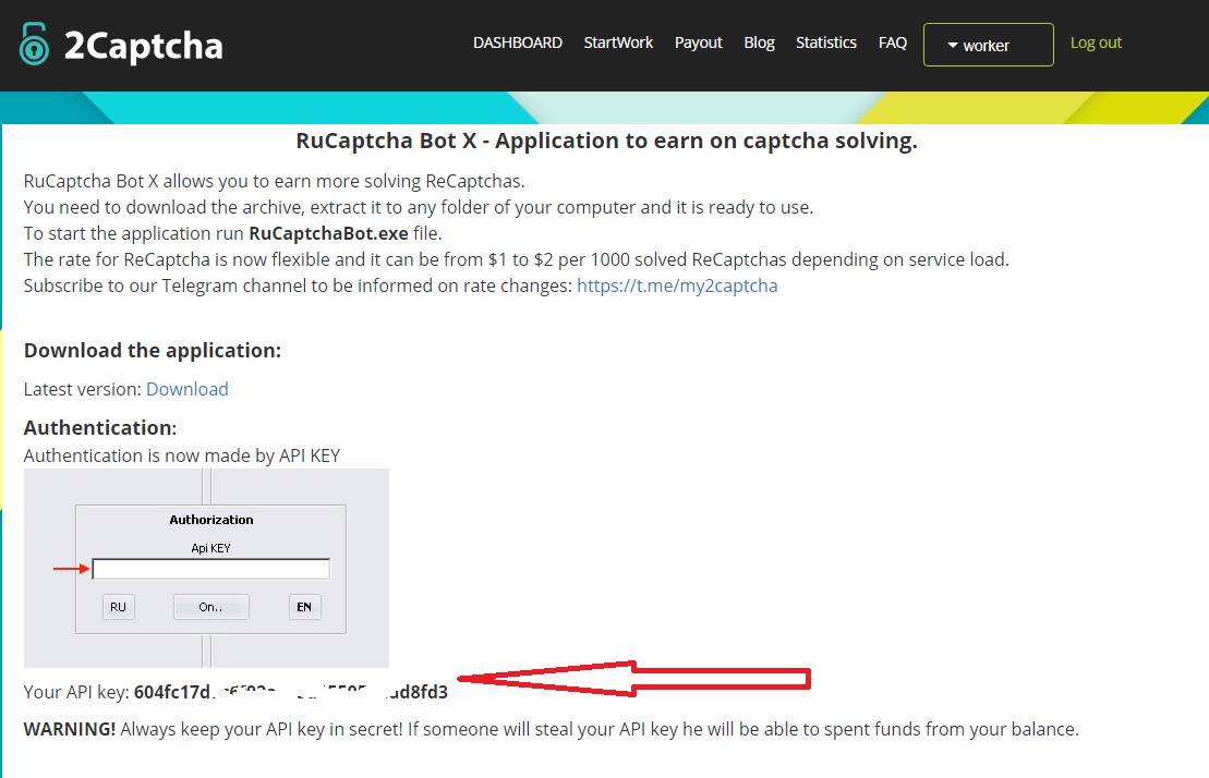 Home-Working BLOG: 2Captcha y RuCaptcha: Tutorial + Comprobante de Pago