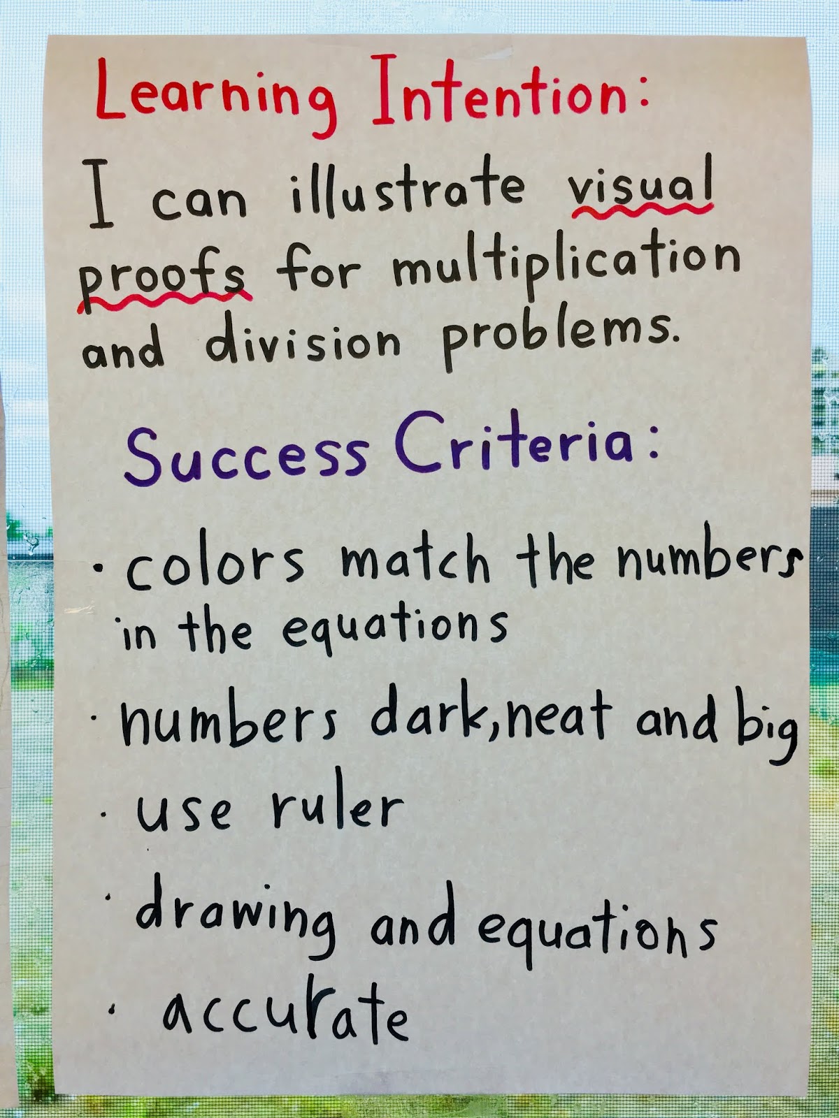 Out of the Box Learning: Visual Proof