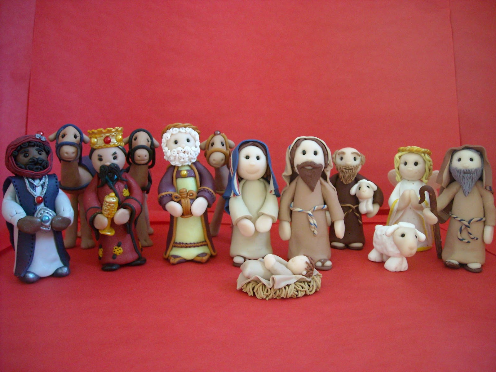 Fabulous Fimo by Natalie: Fimo Nativity Scene