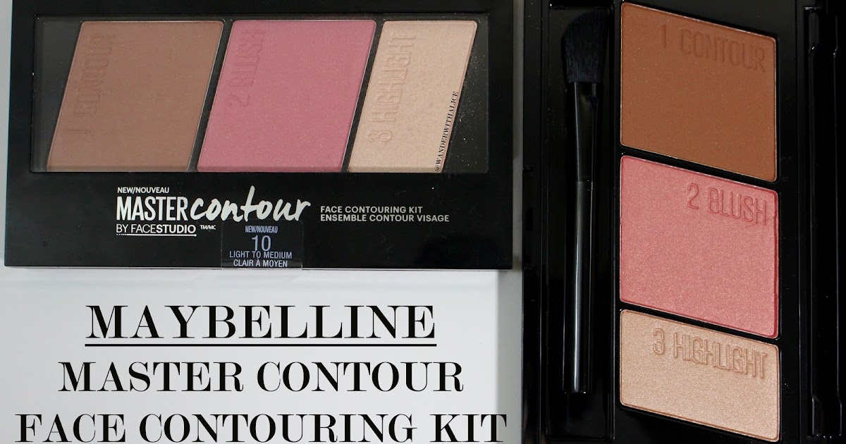 Contour Kits: Maybelline Master Contour Face Contouring Kits Review
