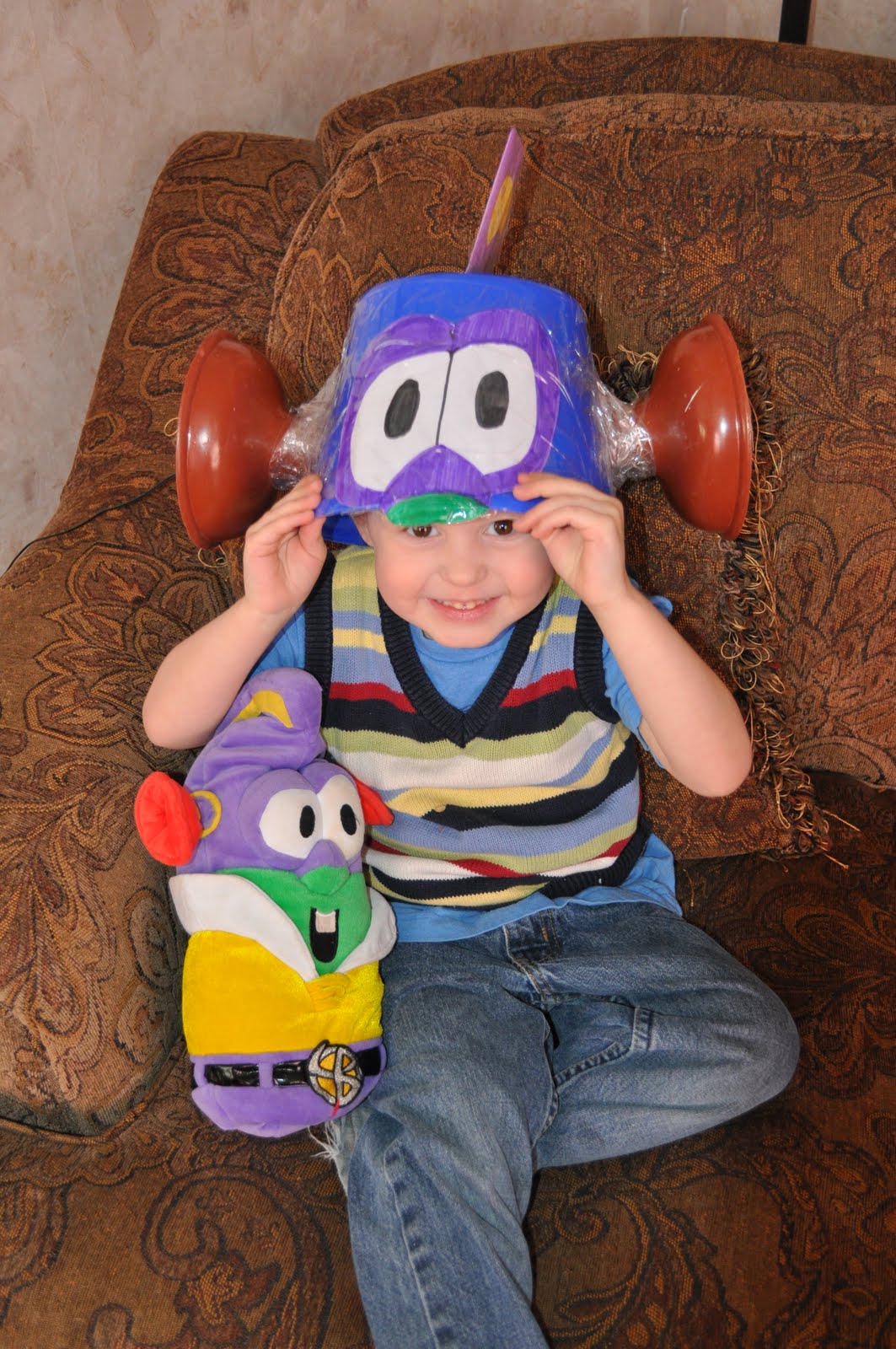 Raising a Generation Who Love God.: LarryBoy Hat
