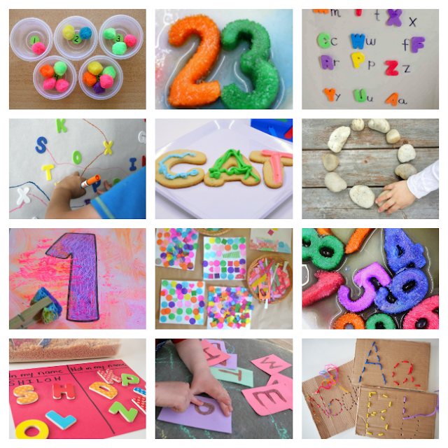 ABCs and 123s | What Can We Do With Paper And Glue