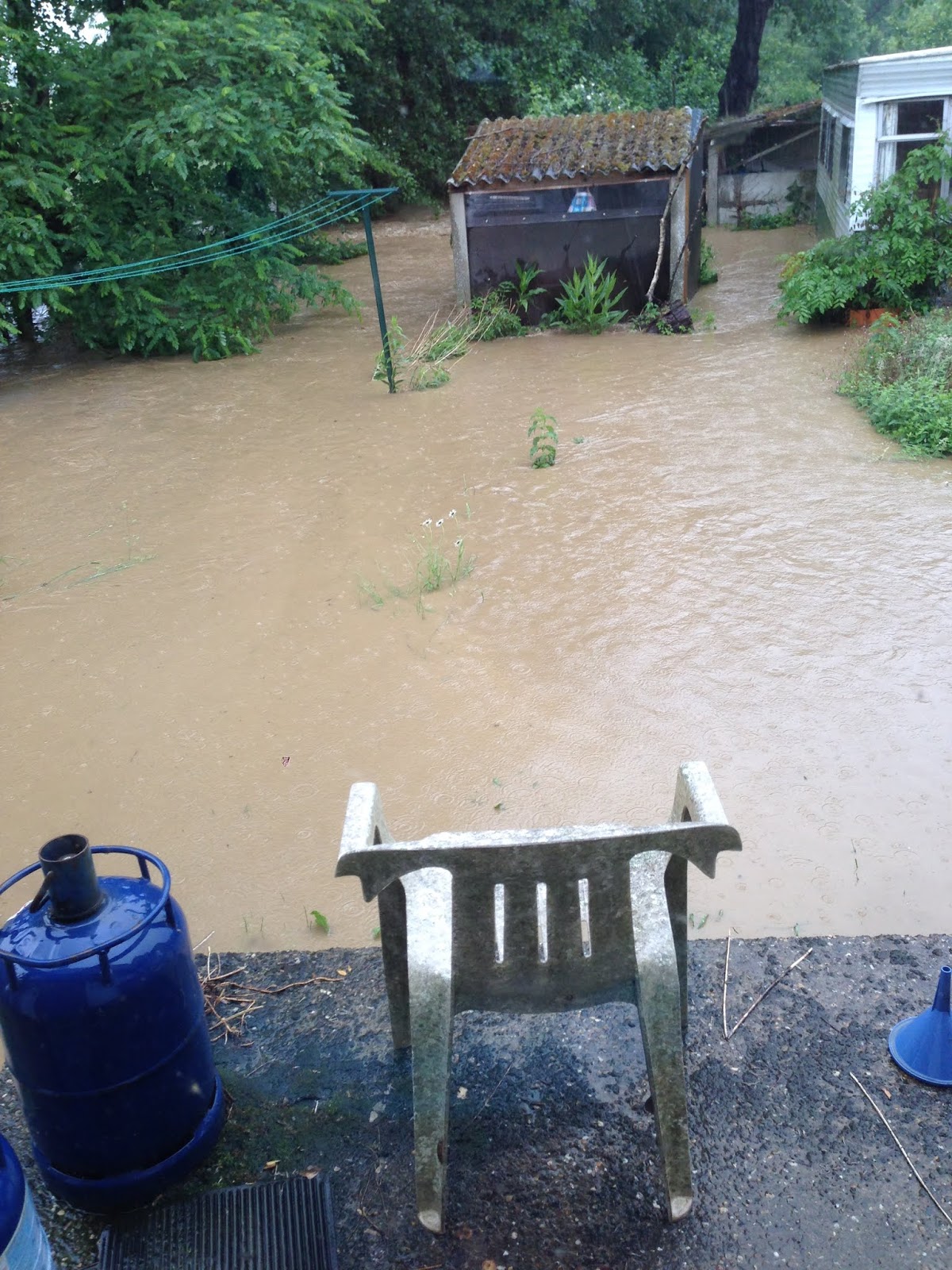 DE ZELFVOORZIENINGSBIJBEL: De overstroming van de moestuin...