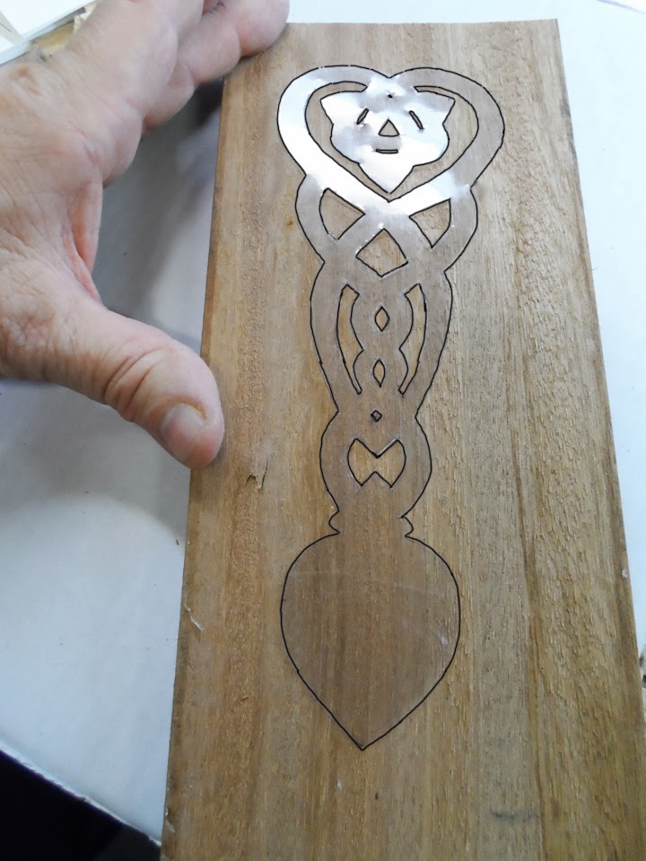 Printable Love Spoon Template - Printable Word Searches