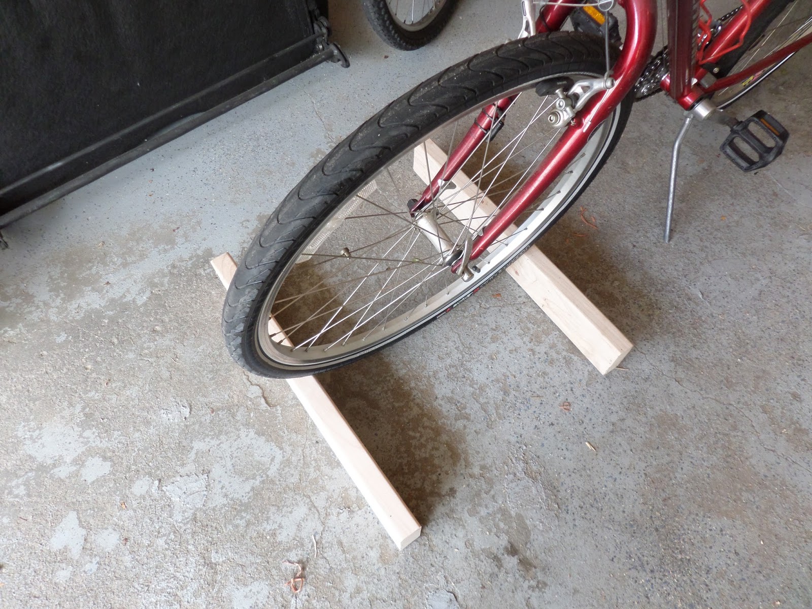 Selkie Wood Works: 2x4, 2x6 bicycle rack