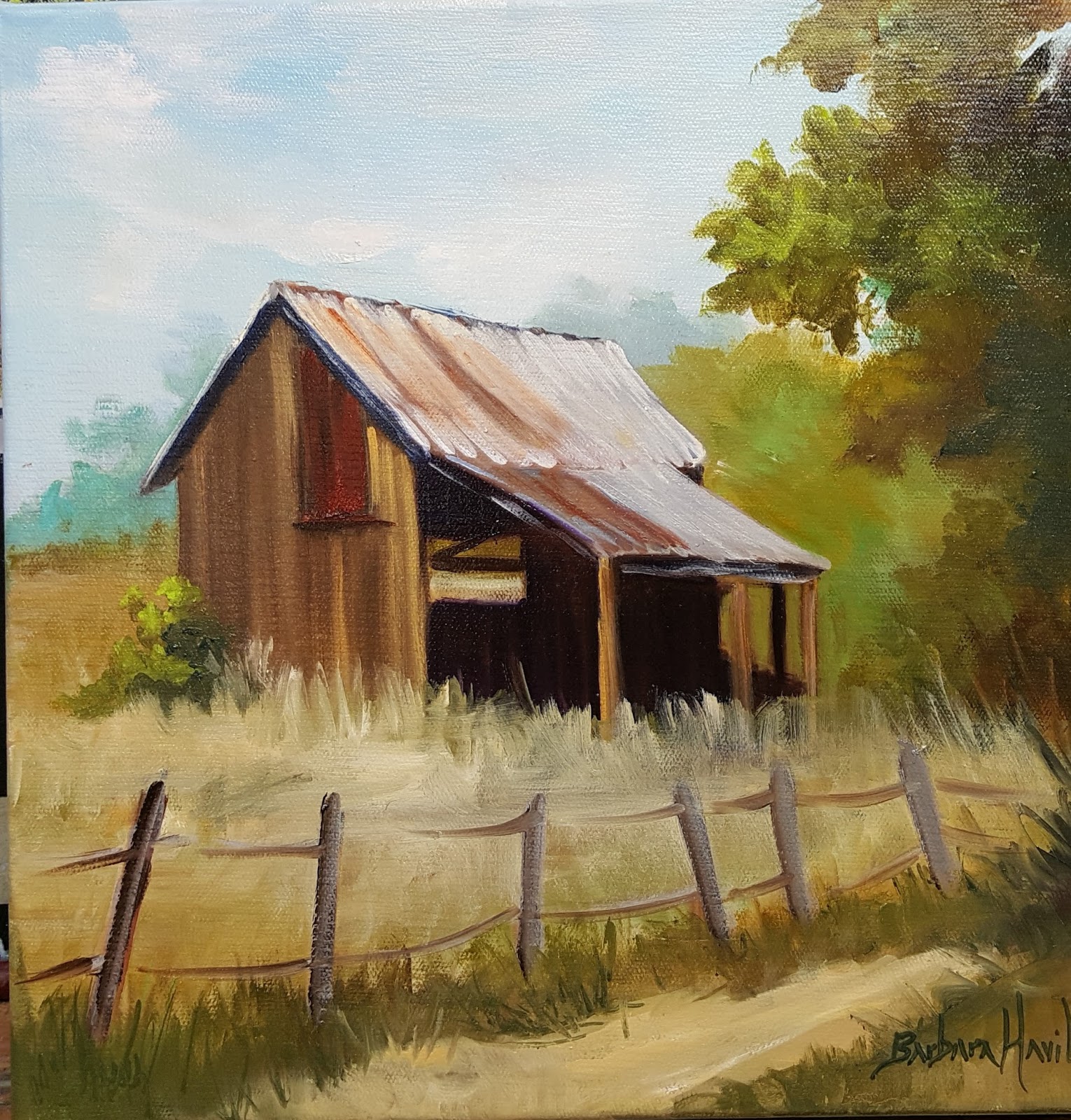Where ART Lives Gallery Artists Group Blog: Utah Barn Revisited, oils ...