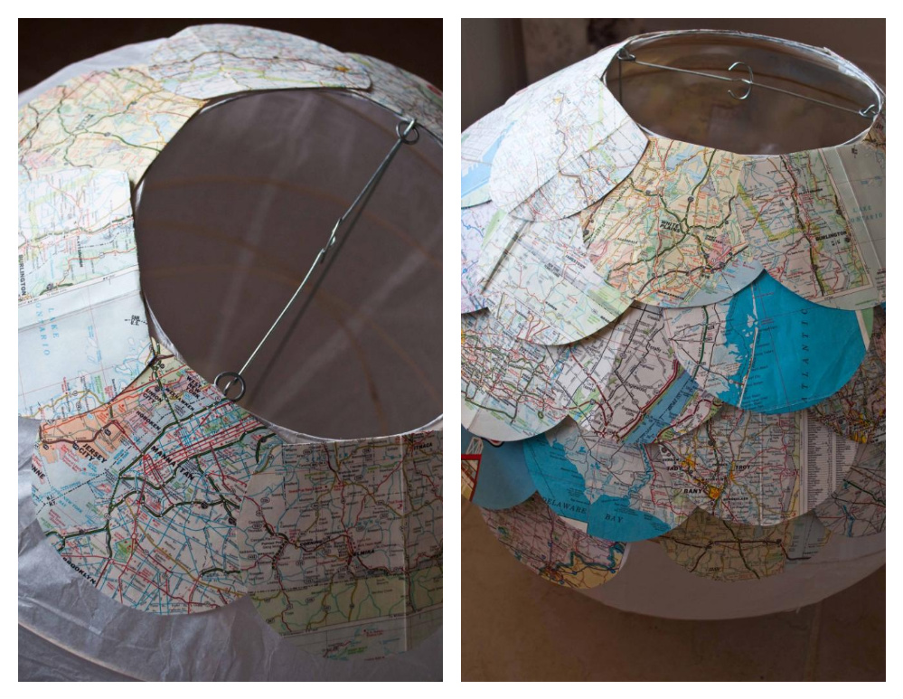 Paisley Sprouts: DIY: map pendant