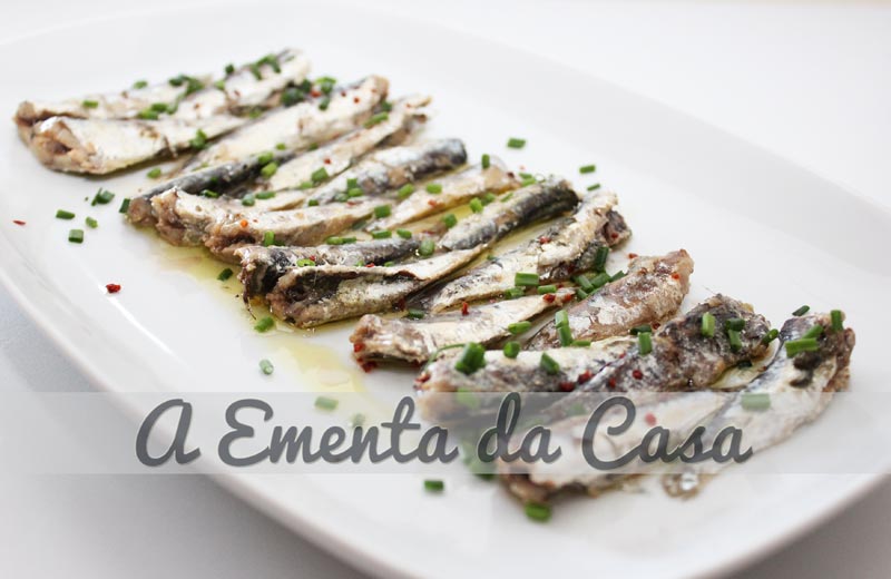 Petinga de Conserva em Azeite e Especiarias - A Ementa da Casa